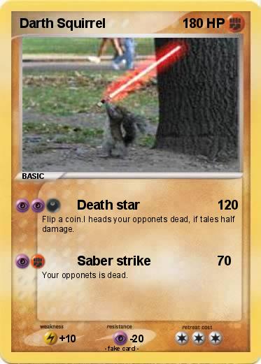 Pokémon Darth Squirrel 2 2 - Death star - My Pokemon Card