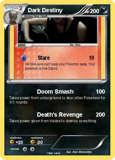 Pokémon Dark Destiny - Doom Smash - My Pokemon Card