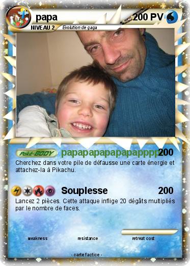 Pokémon papa 494 494 - papapapapapapappppa - Ma carte Pokémon
