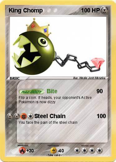 Pokémon King Chomp 6 6 - Bite - My Pokemon Card