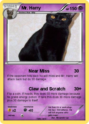 Pokémon Mr Harry - Near Miss - My Pokemon Card
