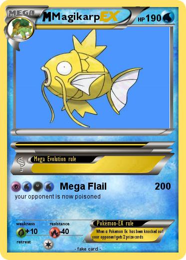 Pokémon Magikarp 1829 1829 - Mega Flail - My Pokemon Card