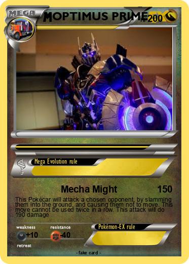 Pokémon OPTIMUS PRIME 979 979 - Mecha Might - My Pokemon Card