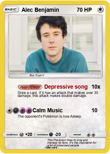 Pokémon Alec Benjamin 1 1 - Depressive song - My Pokemon Card