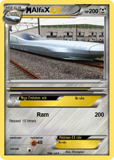 Pokémon AlfaX 1 1 - Ram - My Pokemon Card