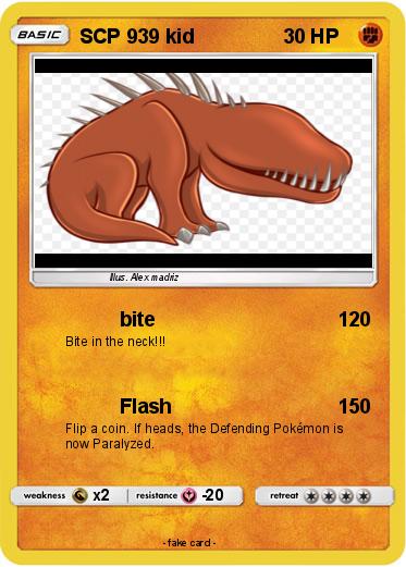 Pokémon SCP 939 kid - bite - My Pokemon Card