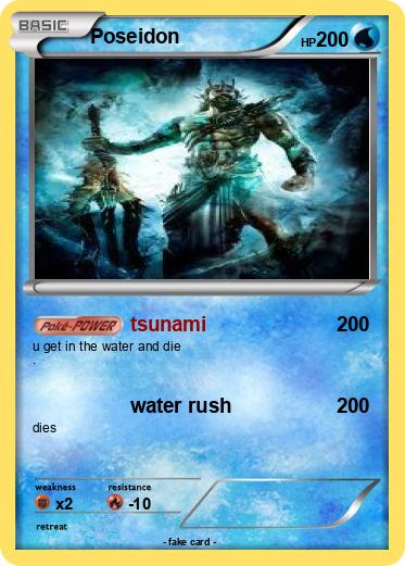 Pokémon Poseidon 976 976 - tsunami - My Pokemon Card