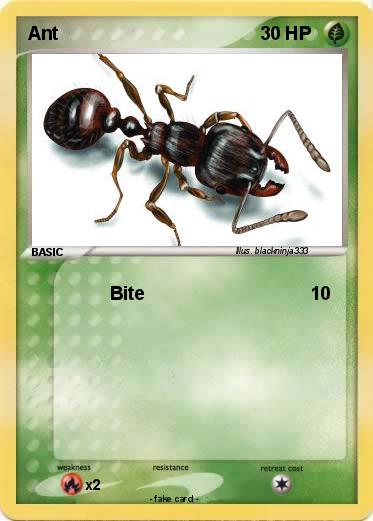 Pokémon Ant 77 77 - Bite - My Pokemon Card