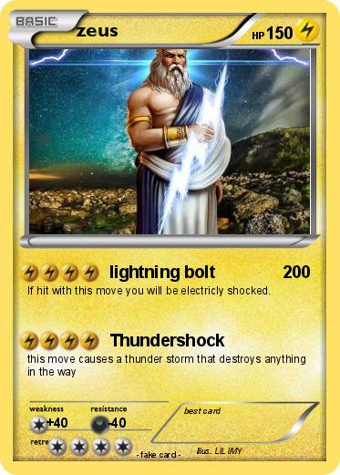 Pokémon zeus 1897 1897 - lightning bolt - My Pokemon Card