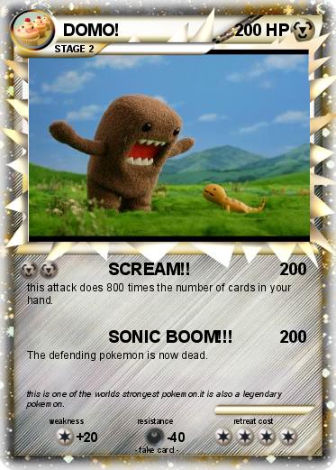 Pokémon DOMO 515 515 - SCREAM!! - My Pokemon Card