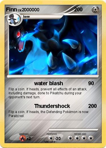 Pokémon Finn 1865 1865 - water blash - My Pokemon Card