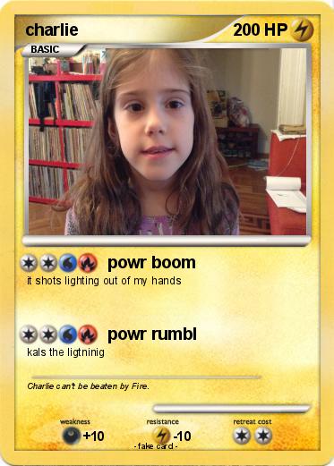 Pokémon charlie 1364 1364 - powr boom - My Pokemon Card