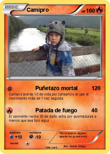 Pokémon Camipro - Puñetazo mortal - Mi carta pokémon