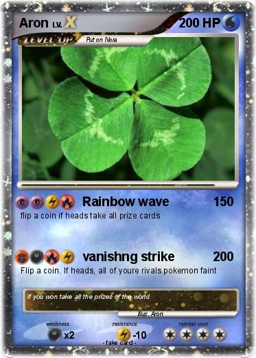 Pokémon Aron 182 182 - Rainbow wave - My Pokemon Card