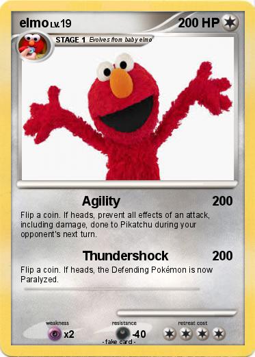 Pokémon elmo 835 835 - Agility - My Pokemon Card