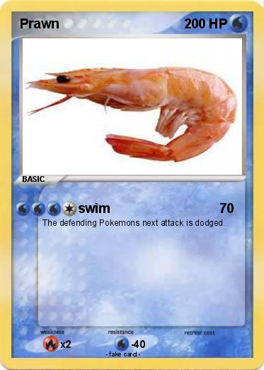 Pokémon Prawn 4 4 - swim - My Pokemon Card