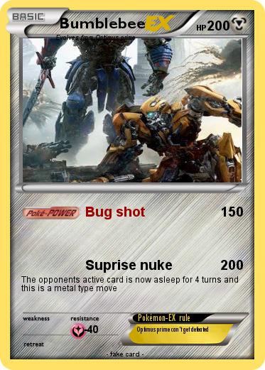 Pokémon Bumblebee 422 422 - Bug shot - My Pokemon Card