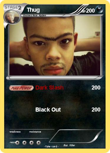Pokémon Thug 31 31 - Dark Slash - My Pokemon Card