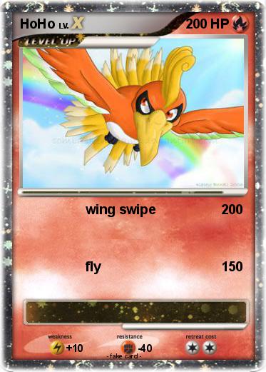 Pokémon HoHo 141 141 - wing swipe - My Pokemon Card