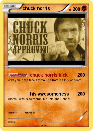 Pokémon chuck norris 3115 3115 - chuck norris kick - My Pokemon Card