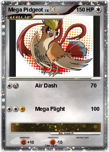Pokémon Mega Pidgeot 4 4 - Air Dash - My Pokemon Card