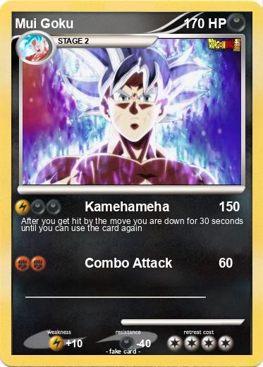Pokémon Mui Goku 52 52 - Kamehameha - My Pokemon Card