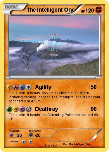 Pokémon The Intelligent One - Agility - My Pokemon Card