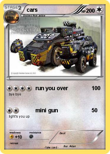 Pokémon cars 115 115 - run you over - My Pokemon Card