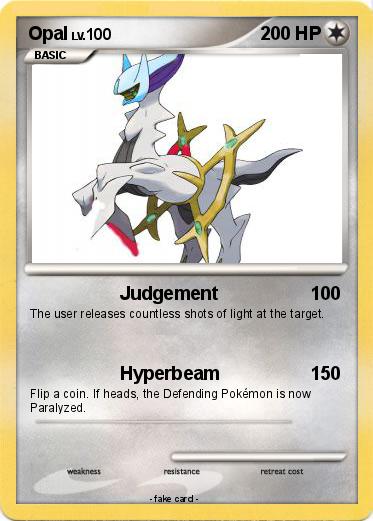 Pokémon Opal 16 16 - Judgement - My Pokemon Card