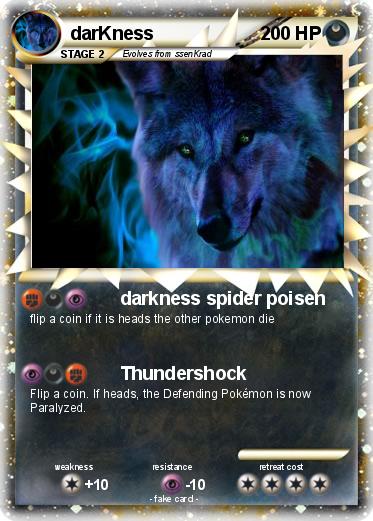 Pokémon darKness 698 698 - darkness spider poisen - My Pokemon Card