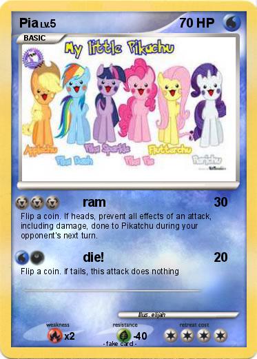 Pokémon Pia 21 21 - ram - My Pokemon Card