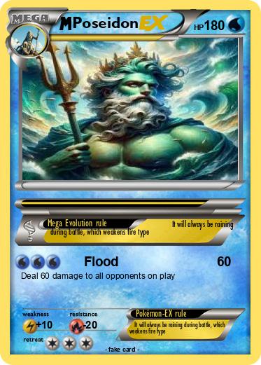 Pokémon Poseidon 1042 1042 - Flood - My Pokemon Card