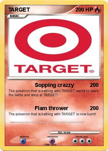 Pokémon TARGET 16 16 - Sopping crazzy - My Pokemon Card