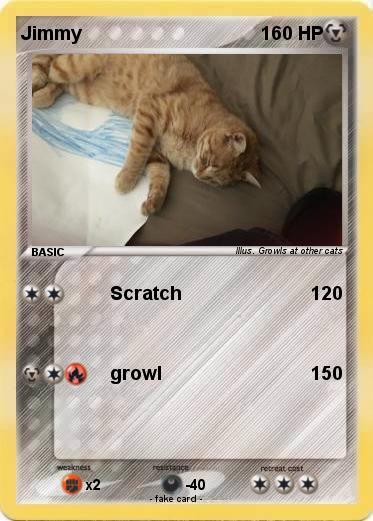 Pokémon Jimmy 766 766 - Scratch - My Pokemon Card