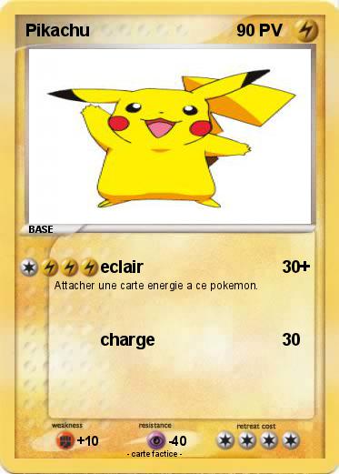 Pokémon Pikachu 14462 14462 - eclair - Ma carte Pokémon