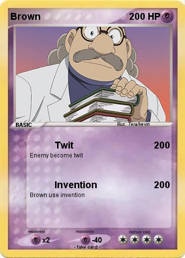 Pokémon Brown 190 190 - Twit - My Pokemon Card