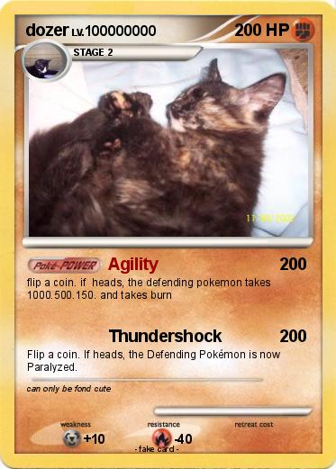 Pokémon dozer 3 3 - Agility - My Pokemon Card