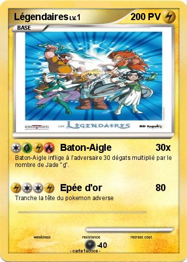 Pokémon Legendaires 10 10 - Baton-Aigle - Ma carte Pokémon