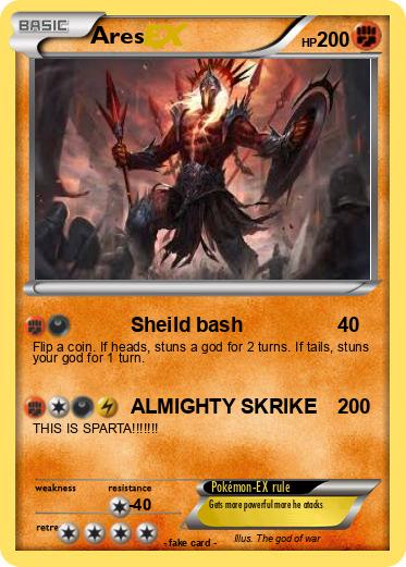 Pokémon Ares 460 460 - Sheild bash - My Pokemon Card