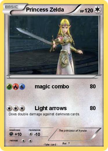 Pokémon Princess Zelda 32 32 - magic combo - My Pokemon Card