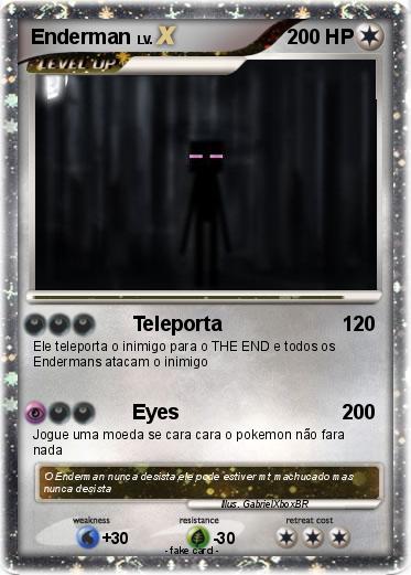 Pokémon Enderman 563 563 - Teleporta - My Pokemon Card