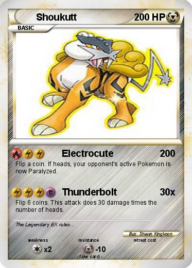 Pokémon Shoukutt - Electrocute - My Pokemon Card