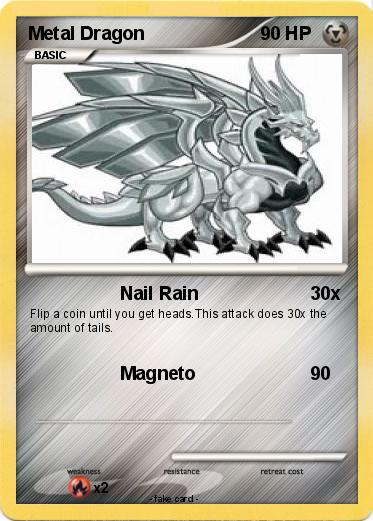 Pokémon Metal Dragon 108 108 - Nail Rain - My Pokemon Card
