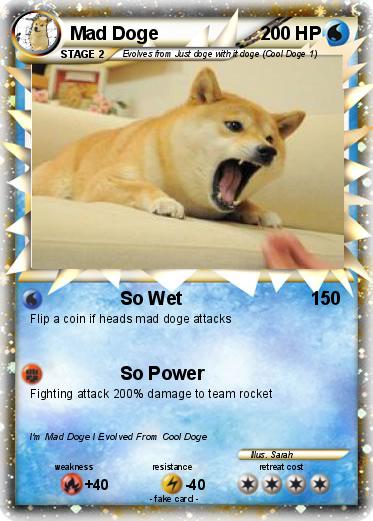 Pokémon Mad Doge 1 1 - So Wet - My Pokemon Card