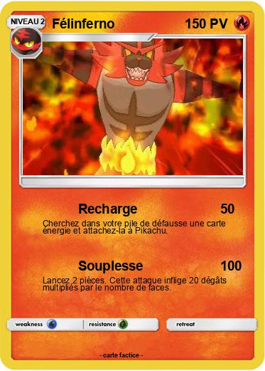 Pokémon Felinferno 60 60 - Recharge - Ma carte Pokémon
