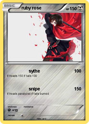 Pokémon ruby rose 21 21 - sythe - My Pokemon Card
