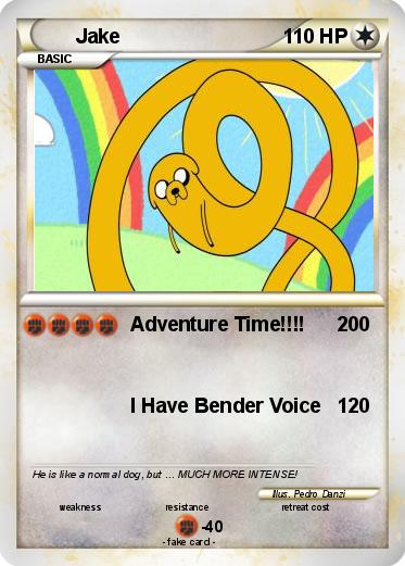 Pokémon Jake 897 897 - Adventure Time!!!! - My Pokemon Card