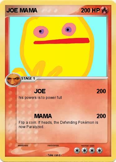 Pokémon JOE MAMA 127 127 - JOE - My Pokemon Card