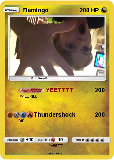 Pokémon Flamingo 52 52 - YEETTTT - My Pokemon Card