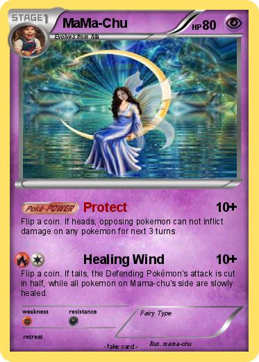 Pokémon MaMa Chu - Protect - My Pokemon Card